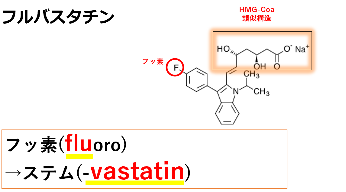 ヤクトリ|薬理学・一般名と商品名の由来。スタチン系薬の覚え方 | ヤクハク！